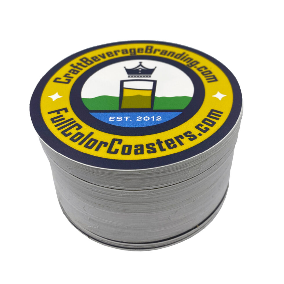 Custom Stickers and Magnets — Full Color Coasters