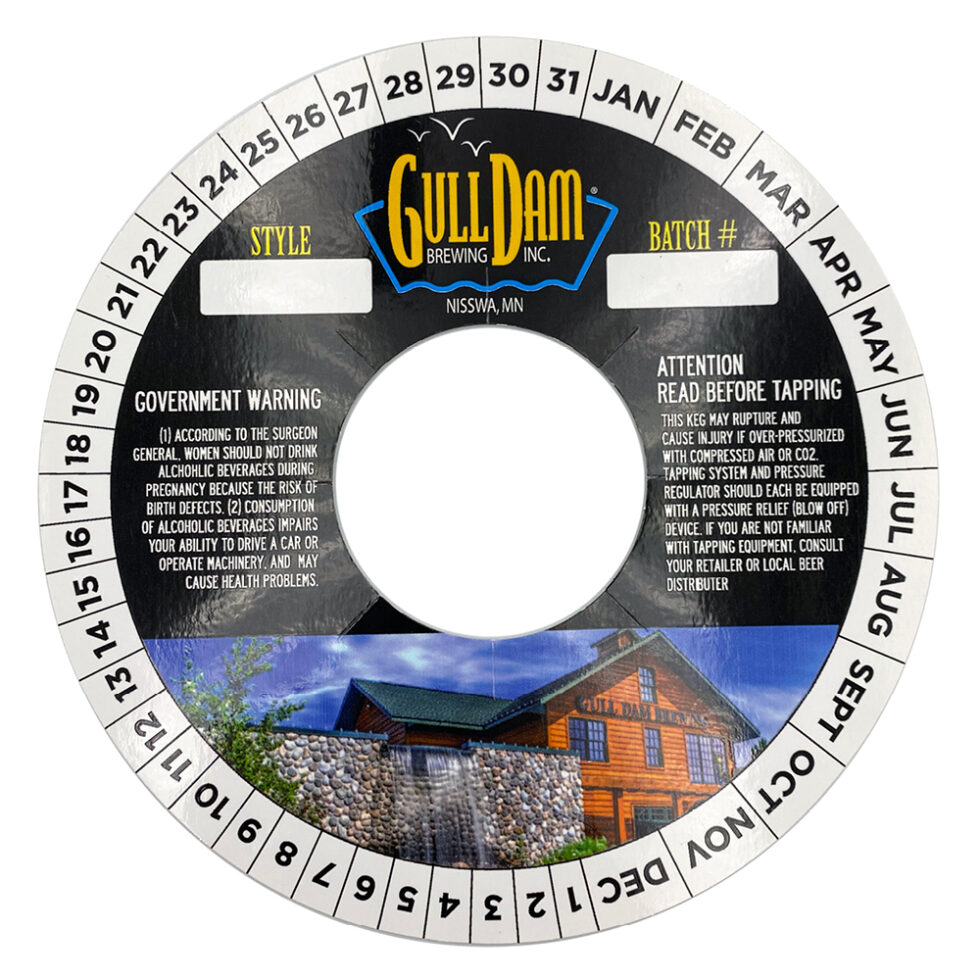Keg Collars and Keg Wraps — Full Color Coasters
