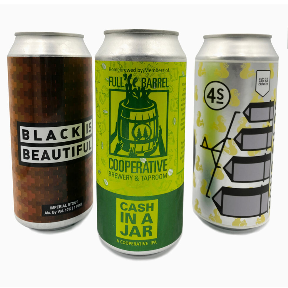 Beer Can Labels — Full Color Coasters