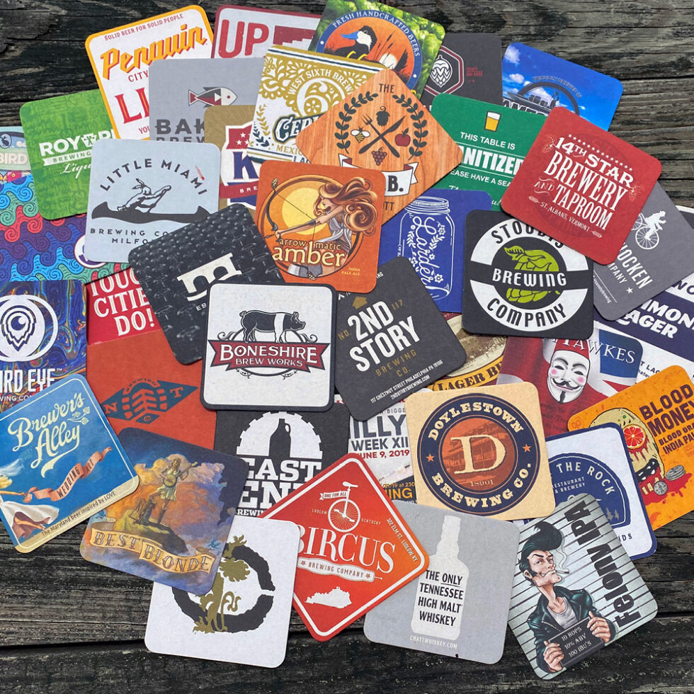 Custom Printed Square Coasters — Full Color Coasters